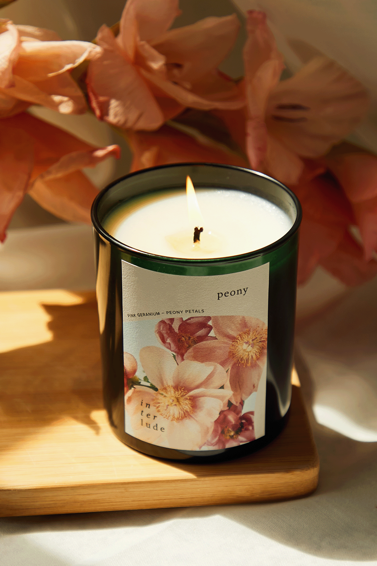 Peony Scented Candle – Interlude Candles